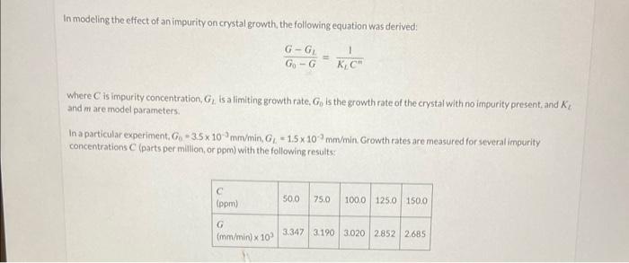 Solved In modeling the effect of an impurity on crystal | Chegg.com
