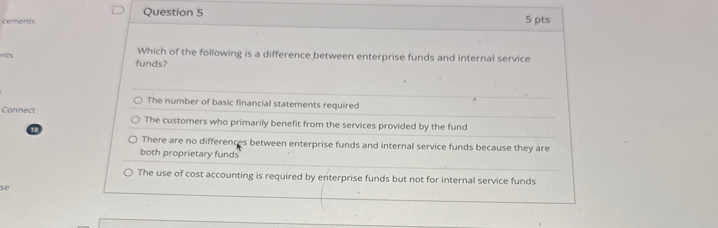 Solved Question 55 ﻿ptsWhich of the following is a | Chegg.com