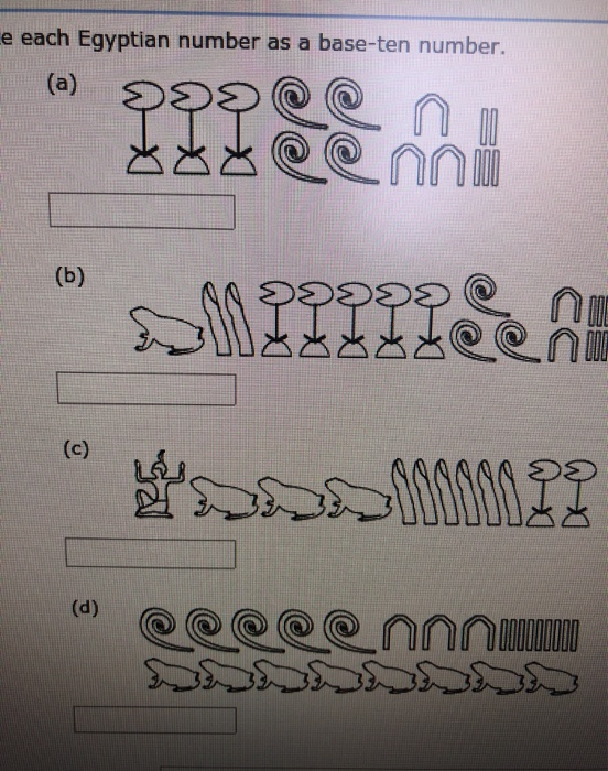 Egyptian Numerals 1 To 20 Mathematics Math Torah