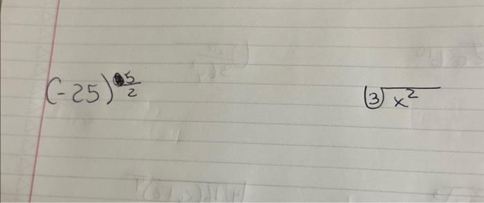 Solved (−25)25 Evaluate (−25)25 write the rational | Chegg.com