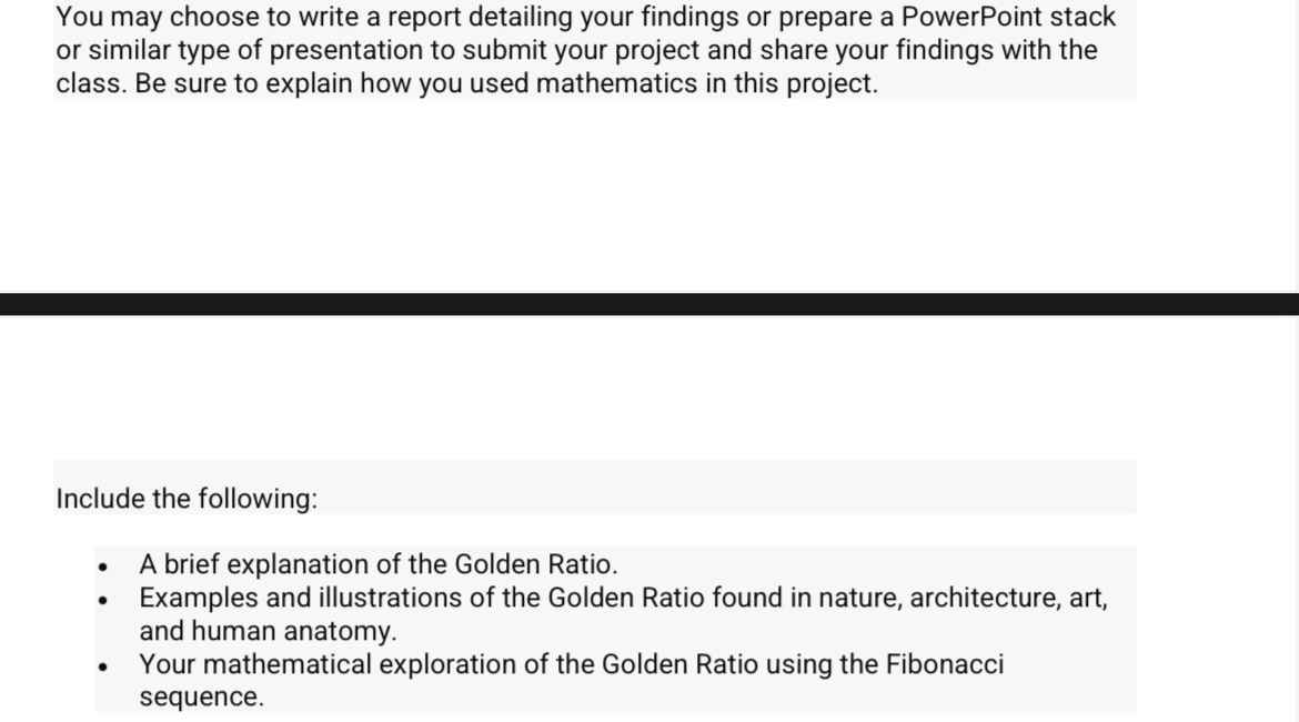 Solved You may choose to write a report detailing your | Chegg.com