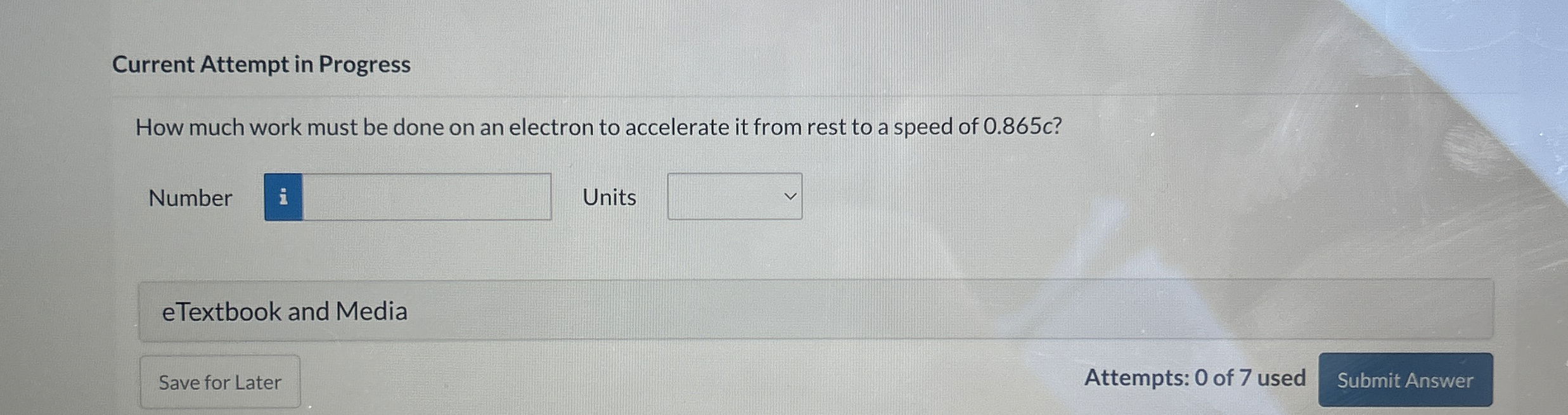 Solved Current Attempt in ProgressHow much work must be done | Chegg.com