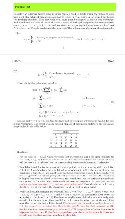 Solved Problem #2 Consider the following integer-linear | Chegg.com