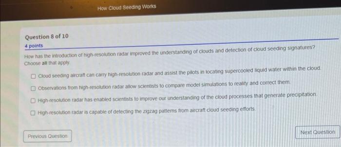 Solved 4 Points How Has The Introduction Of High Resolution