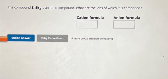 The compound BaF2 is an ionic compound. What are the | Chegg.com