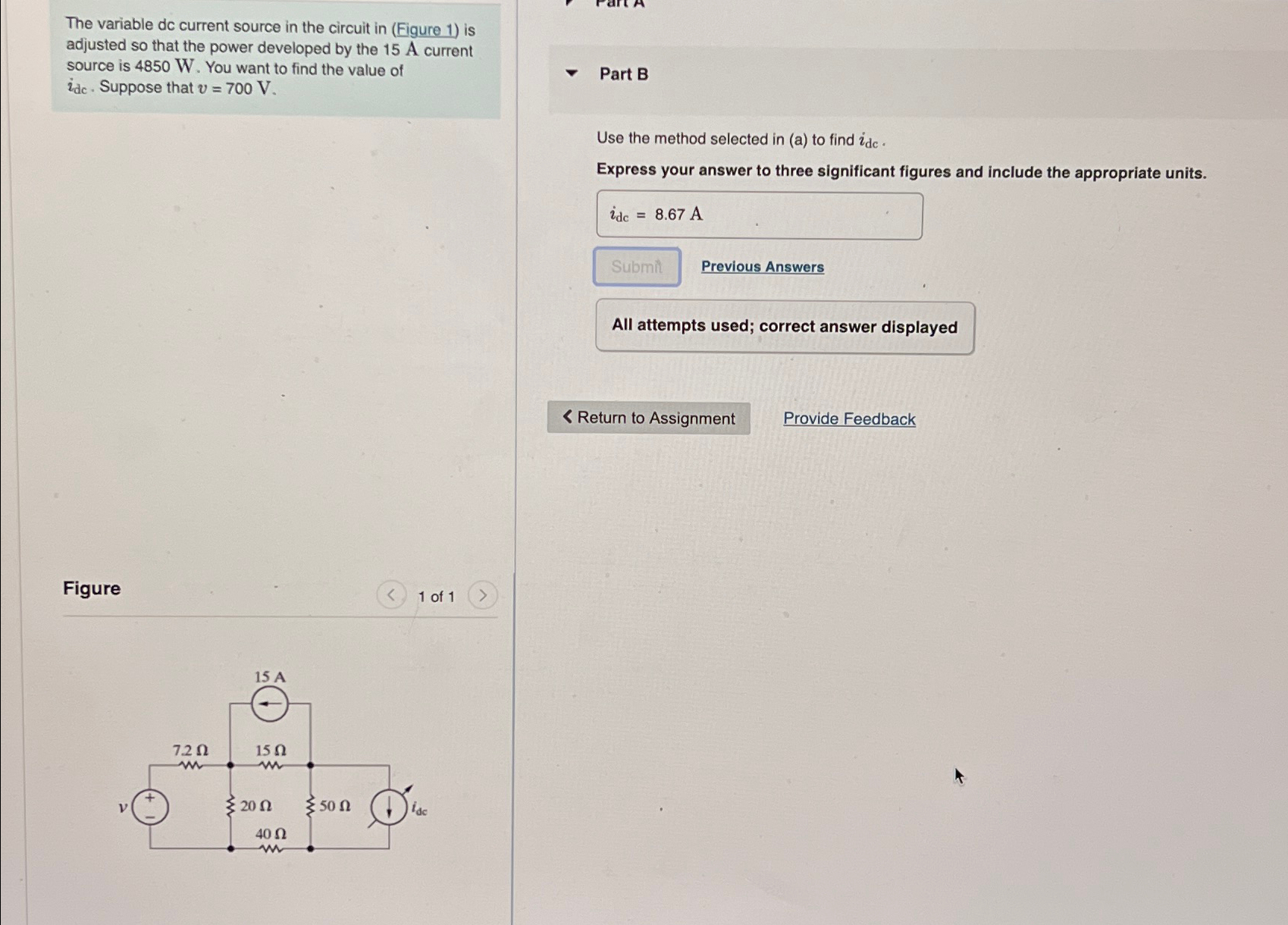 Solved The variable dc current source in the circuit in | Chegg.com