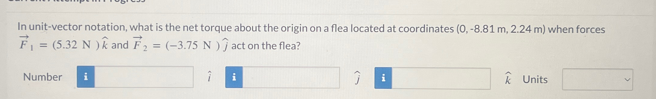 Solved In unit-vector notation, what is the net torque about | Chegg.com