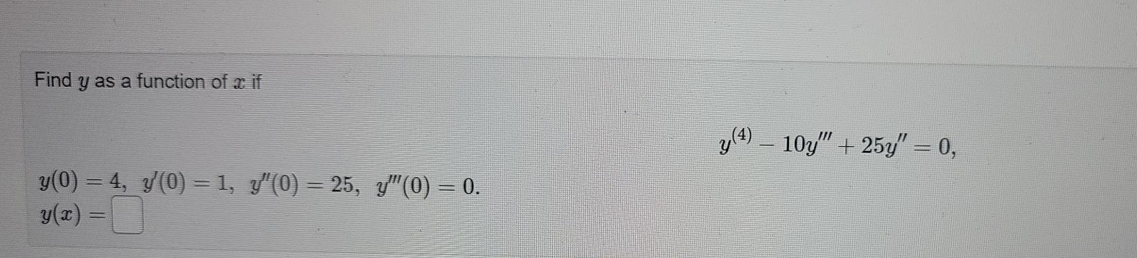Solved Section 3.4 Repeated Roots: Problem 6 (1 point) Find | Chegg.com
