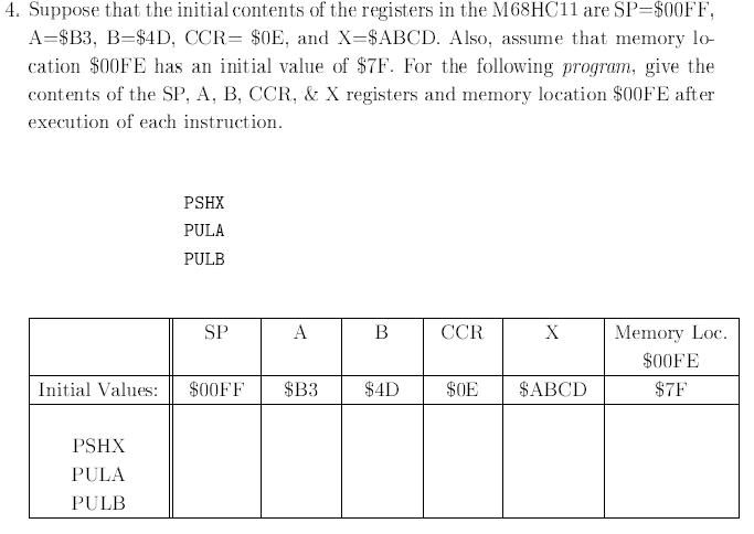 Suppose that the initial contents of the registers in | Chegg.com