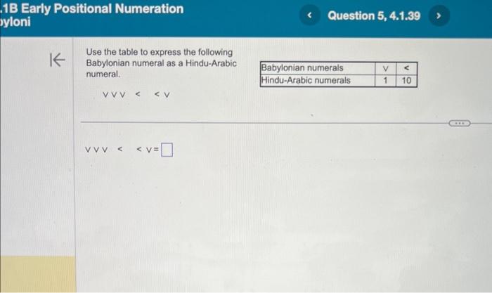 Solved Use the table to express the following Babylonian | Chegg.com