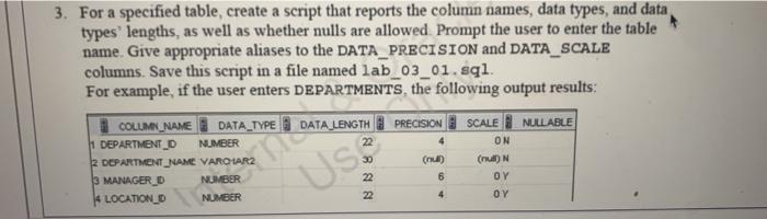actice 2 1. Create the DEPT2 table based on the | Chegg.com