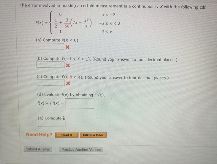 Solved The error involved in making a certain measurement is | Chegg.com