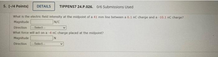 Solved 5. [-14 Points) DETAILS TIPPENS7 24.P.026, 0/6 | Chegg.com