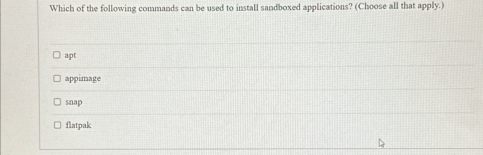 Solved Which of the following commands can be used to | Chegg.com