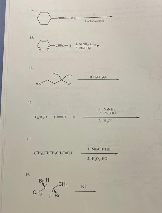 Solved predict the products of each reaction. indicate | Chegg.com