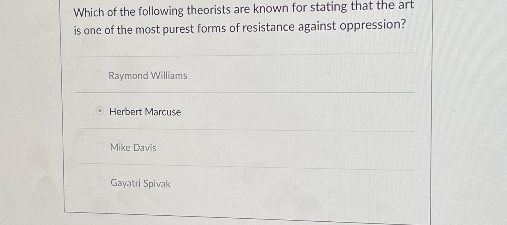 Solved Which of the following theorists are known for | Chegg.com
