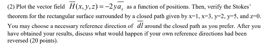 Solved (2) ﻿Plot the vector field | Chegg.com