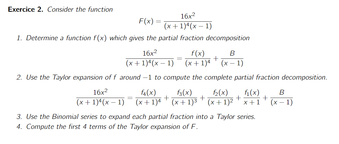 Solved Exercice 2. Consider the | Chegg.com Solved Exercice 2. Consider the | Chegg.com