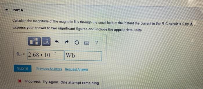 Solved An series R-C circuit has a resistor Ro with | Chegg.com