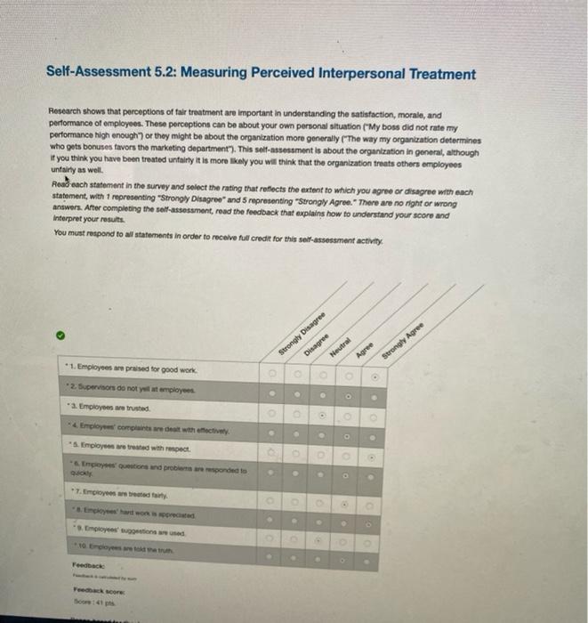 Solved Self-Assessment 5.2: Measuring Perceived | Chegg.com