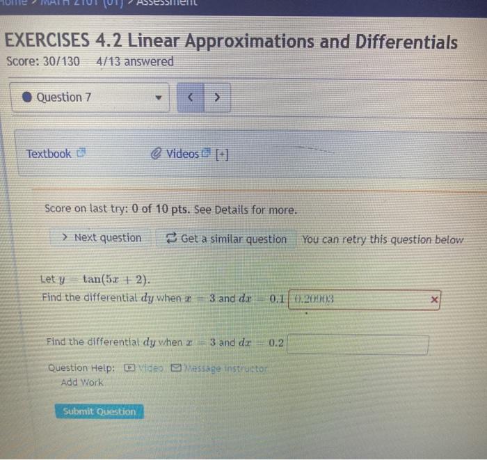 Solved EXERCISES 4.2 Linear Approximations and Differentials | Chegg.com