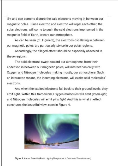 Solved QUESTIONS Question 1 Explain the Aurora Borealis; | Chegg.com