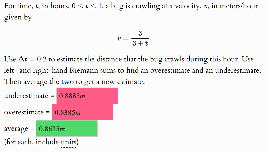 Solved For Time T In ï Hours 0â Tâ 1 ï A Bug Is ï Crawling At Chegg
