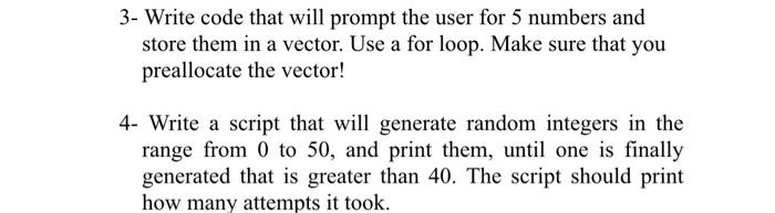Solved 3-Write code that will prompt the user for 5 numbers | Chegg.com