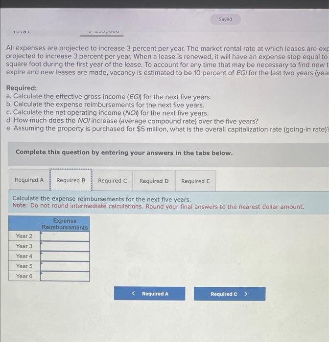 Solved An office building has three floors of rentable space | Chegg.com