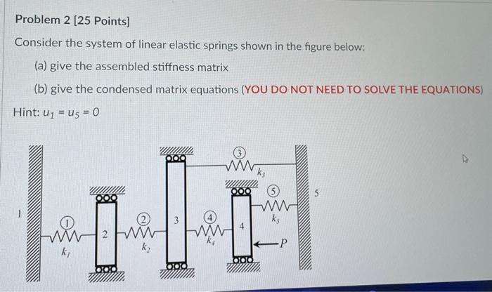 Solved Problem 2 [25 Points] Consider the system of linear | Chegg.com