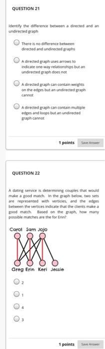 Solved ION 21 Identify The Difference Between A Chegg