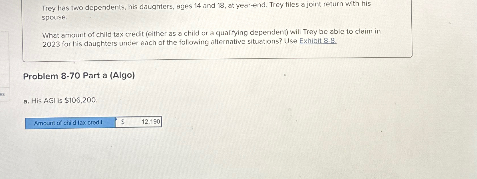 Solved Trey has two dependents, his daughters, ages 14 ﻿and | Chegg.com