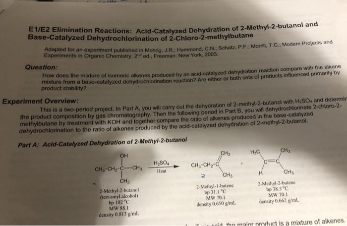 Solved how does the mixture of isomeric alkenes produced by | Chegg.com