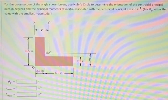 Solved For the cross-section of the angle shown below, use | Chegg.com