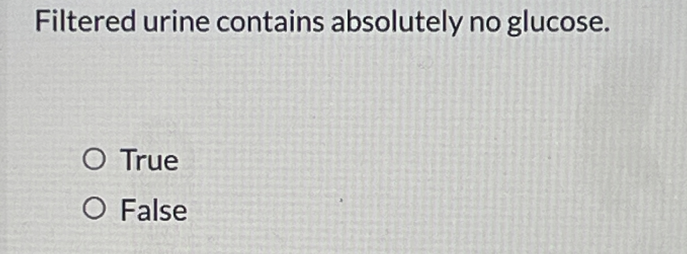 Solved Filtered urine contains absolutely no | Chegg.com