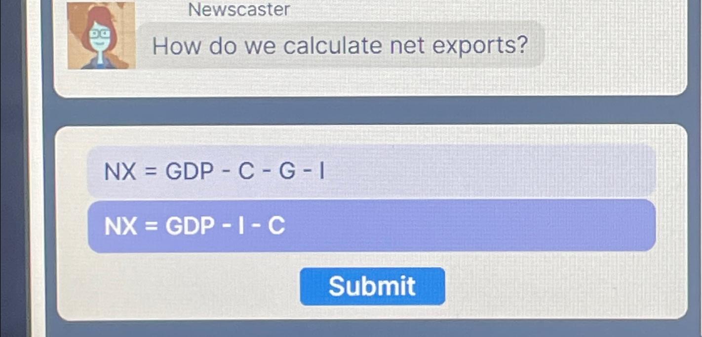 Solved NewscasterHow do we calculate net | Chegg.com