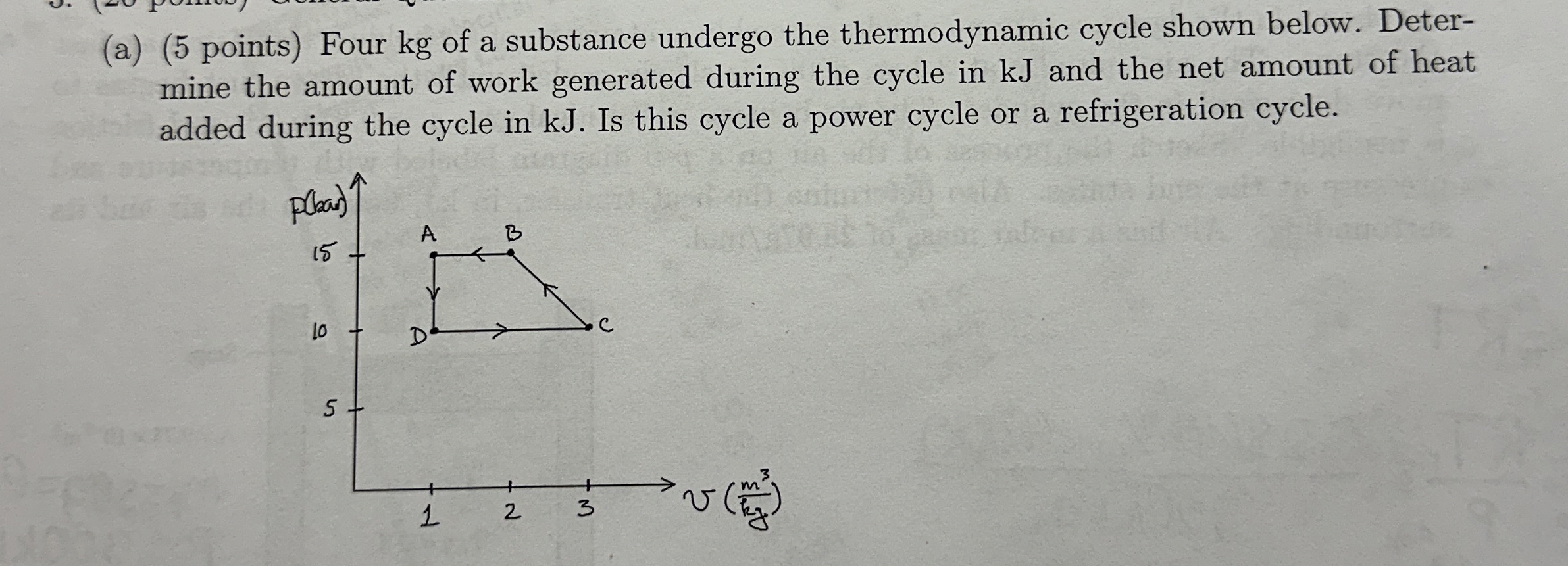 Solved (a) (5 ﻿points) ﻿Four kg of a substance undergo the | Chegg.com