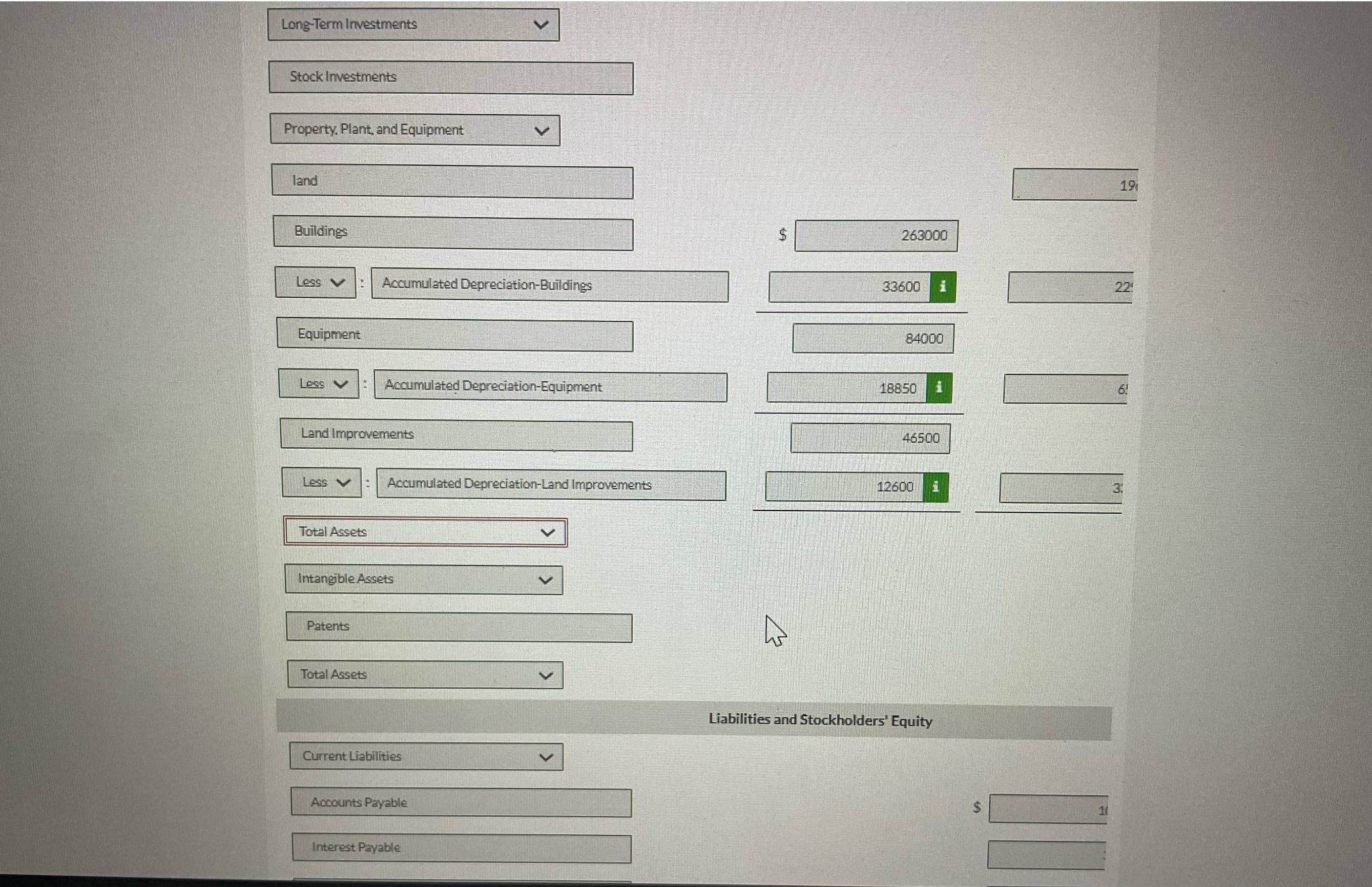 Solved The following items are taken from the financial | Chegg.com