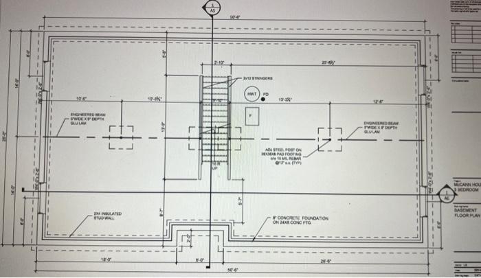 Solved What is the area of the Basement Slab? Your Answer: | Chegg.com
