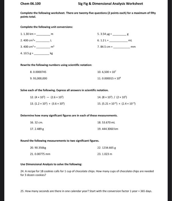 Solved Complete the following worksheet. There are | Chegg.com