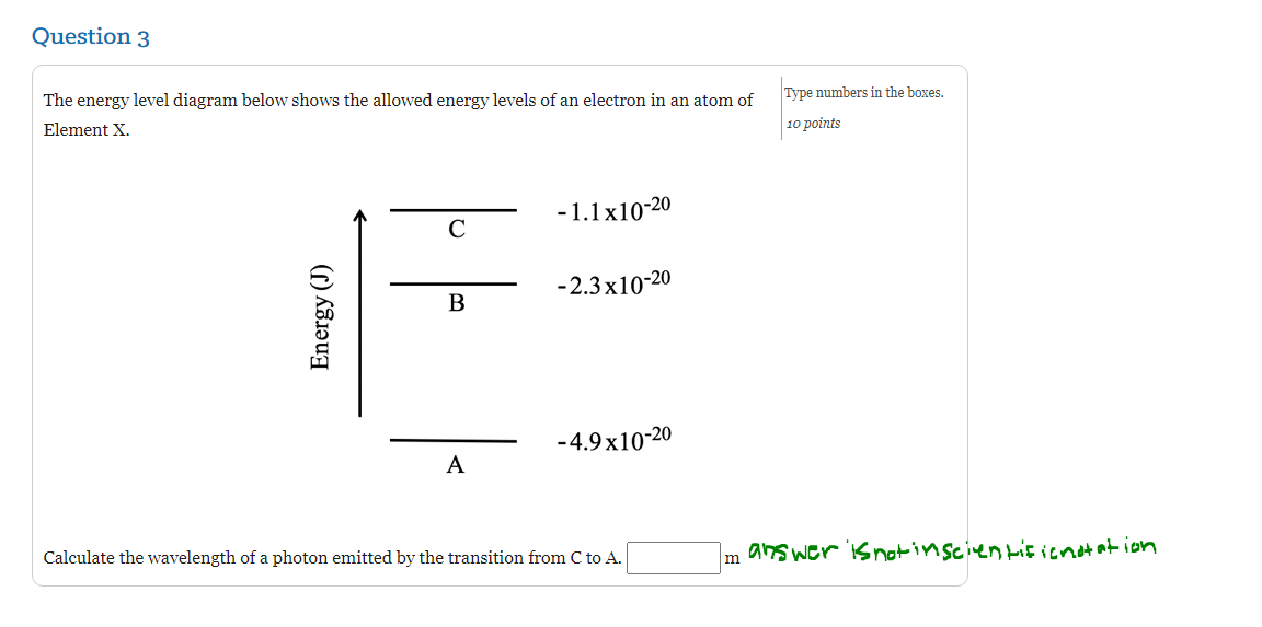 Solved Question 3The energy level diagram below shows the | Chegg.com Solved Question 3The energy level diagram below shows the | Chegg.com