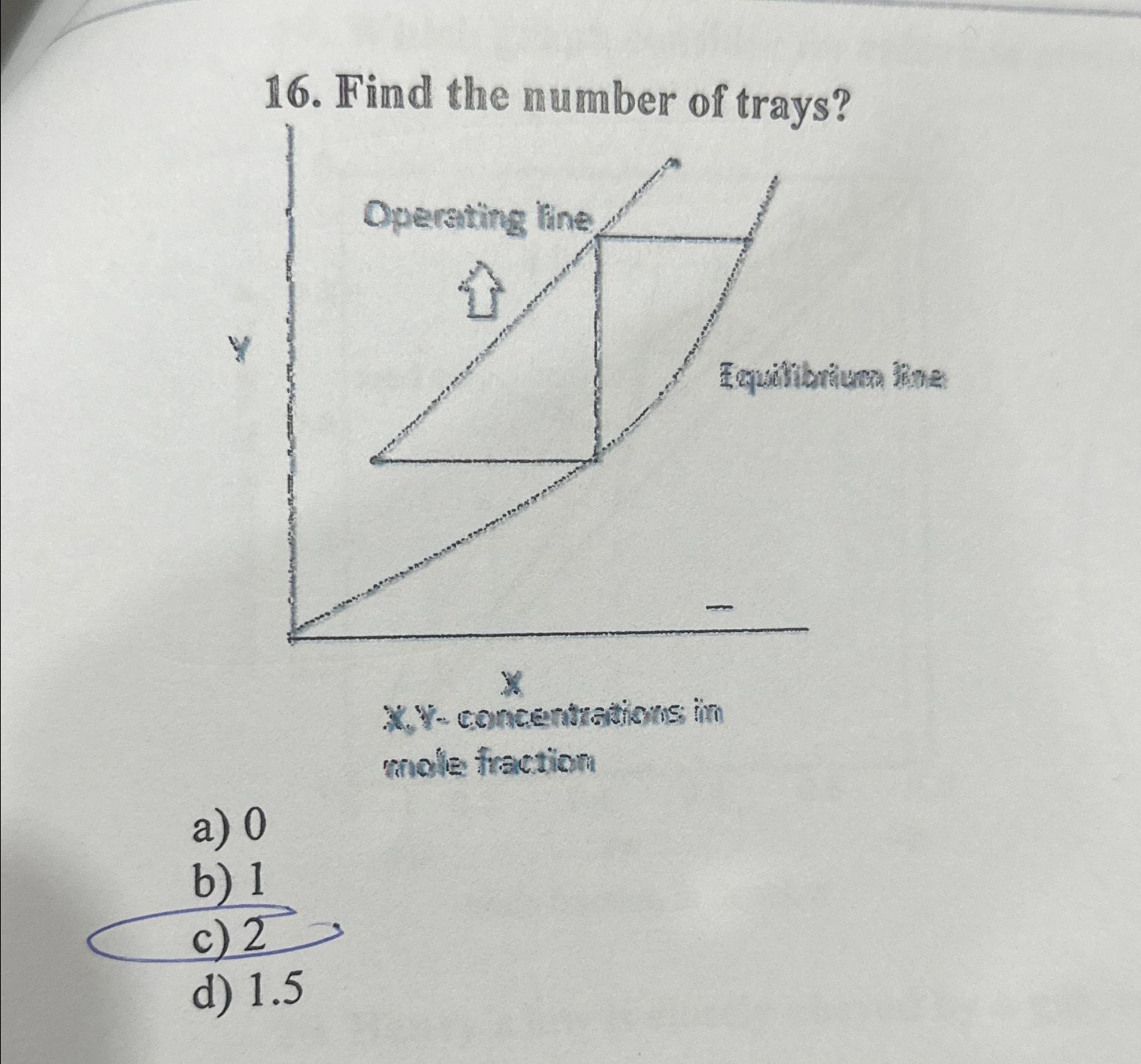 Solved Find the number of trays?a) 0b) 1c) 2d) 1.5 | Chegg.com