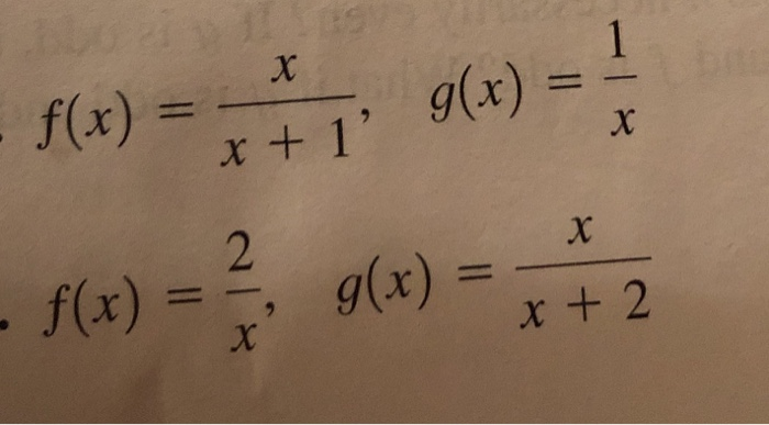 Solved find the function of fog, gof, gog, fof and. their | Chegg.com