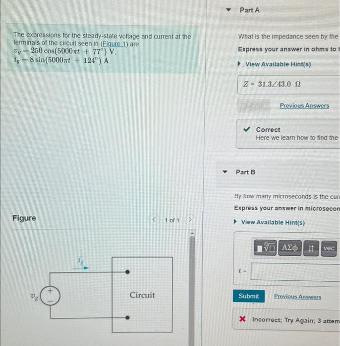 Solved Answer part B, by how many microseconds is the | Chegg.com