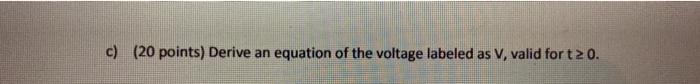Solved Problem 2. Transient Circuit Analysis The switch in | Chegg.com