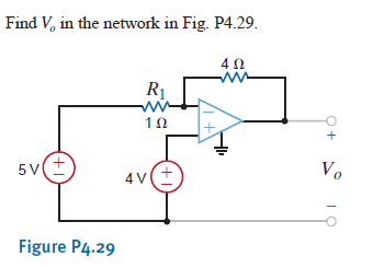 Solved Find Vo ﻿in the network in Fig. P4.29.Figure P4.29 | Chegg.com