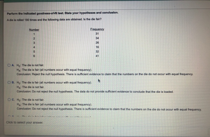 Solved Perform the Indicated goodness-of-fit test. State | Chegg.com