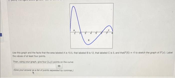 Solved Use this graph and the facts that the area labeled A | Chegg.com