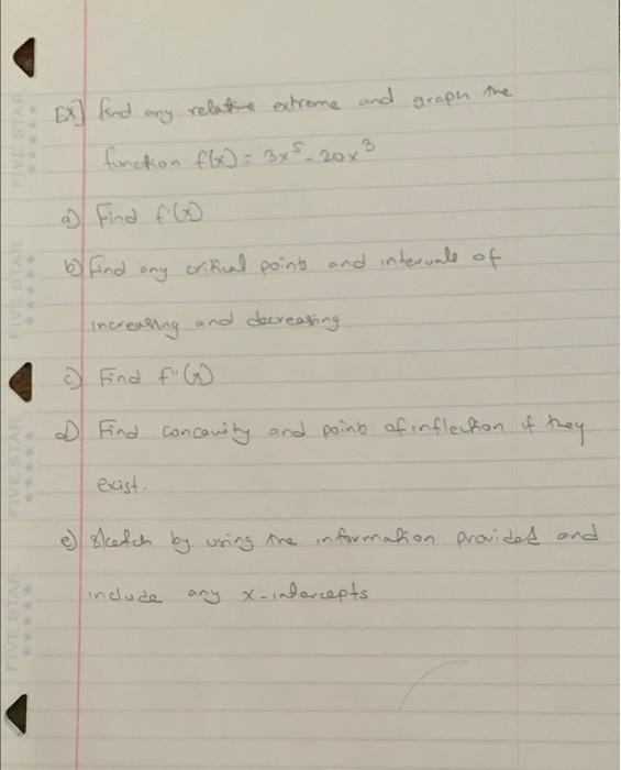 Solved Make sure to find inflection points step by step for | Chegg.com