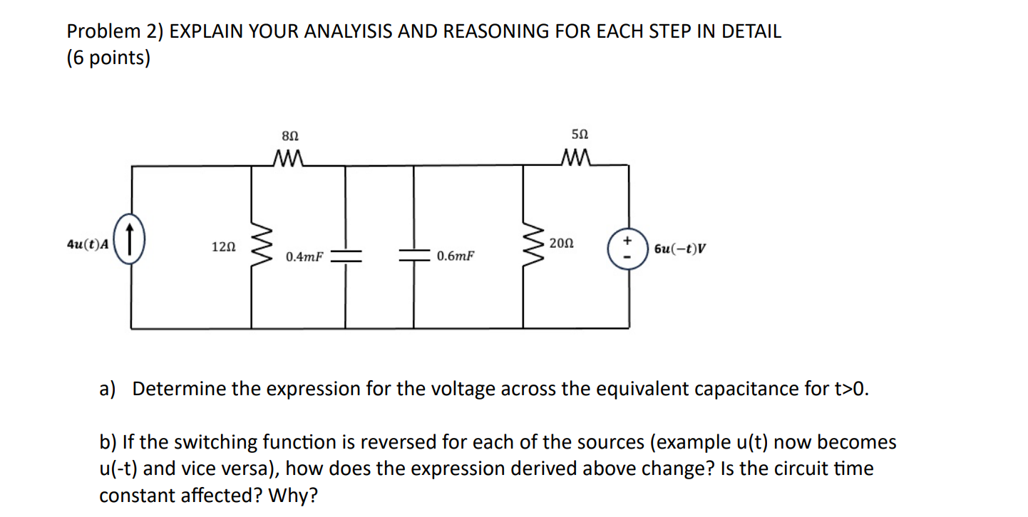 Solved EXPLAIN YOUR ANALYISIS AND REASONING FOR EACH STEP IN | Chegg.com